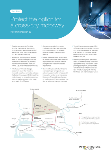 Infrastructure Victoria | Victoria’s infrastructure strategy 2021-2051