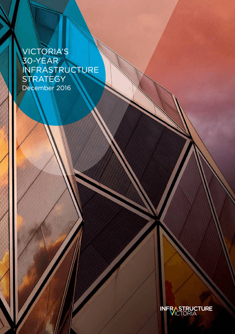Infrastructure Victoria | Victoria's infrastructure strategy 2016